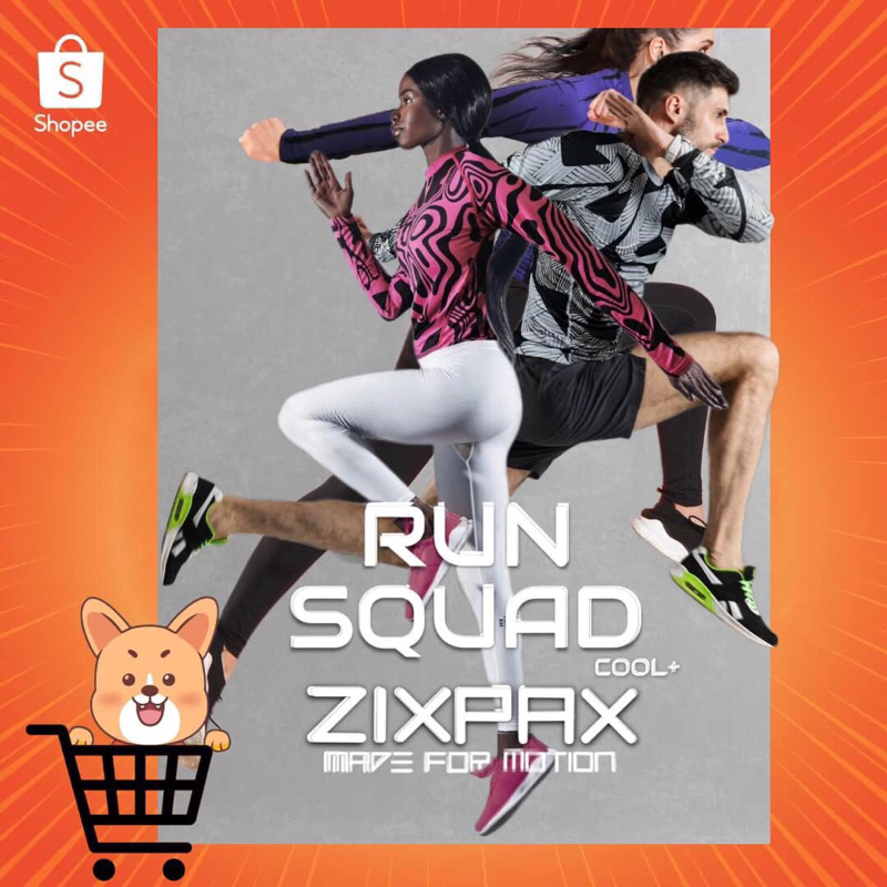 RUN SQUAD เสื้อวิ่งแขนยาว คอมเพรสชั่น เนื้อเย็น ยืดหยุ่น ซับเหงื่อ แห้ง ...