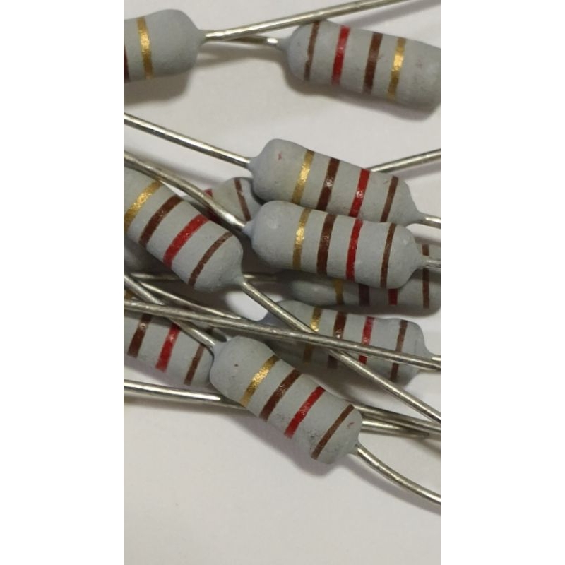 6ชิ้น 1W 5% R120 Ohm Metal Oxide Film Resistor ตัวต้านทาน | Shopee Thailand