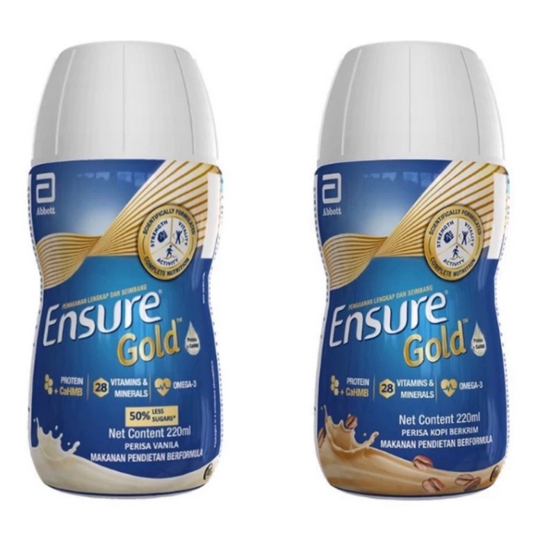 Ensure RTD Vanilla 220ml x 6 Bottles / Ensure RTD Coffee 220ml x 6 ...