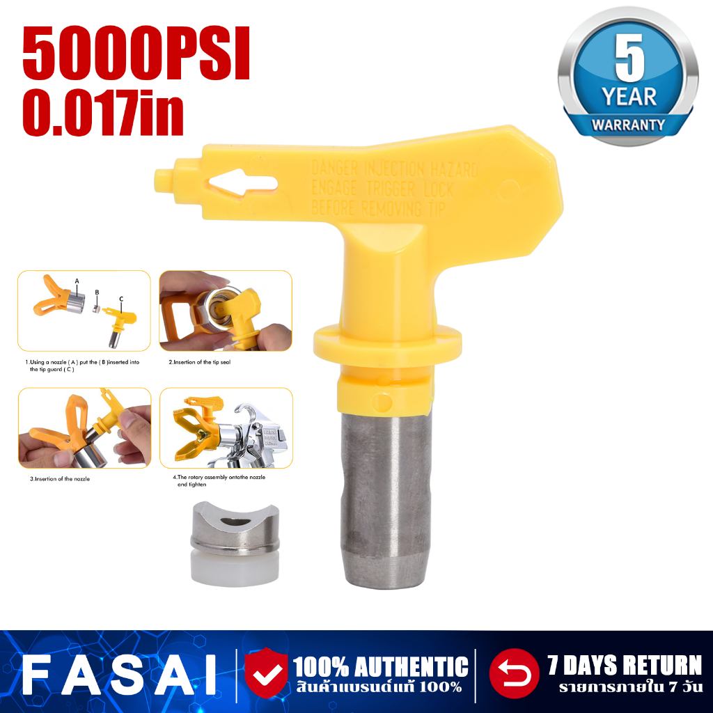 🔥🔥 รับของภายใน 48H Airless Spray Tip 517 Model Airless Paint Spray Gun ...