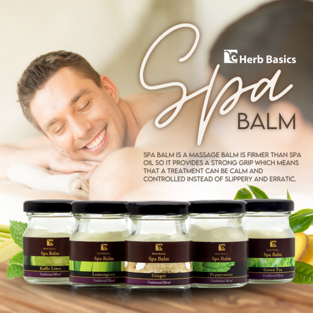 Herb Basics Spa Balm บาล์มนวดสปา บาล์มนวดตัว | Shopee Thailand