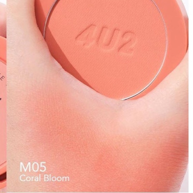บลัชออน 4U2 For You Too Blush Matte บลัช 4U2 ปัดแก้มโมจิ เนื้อ Matte ...