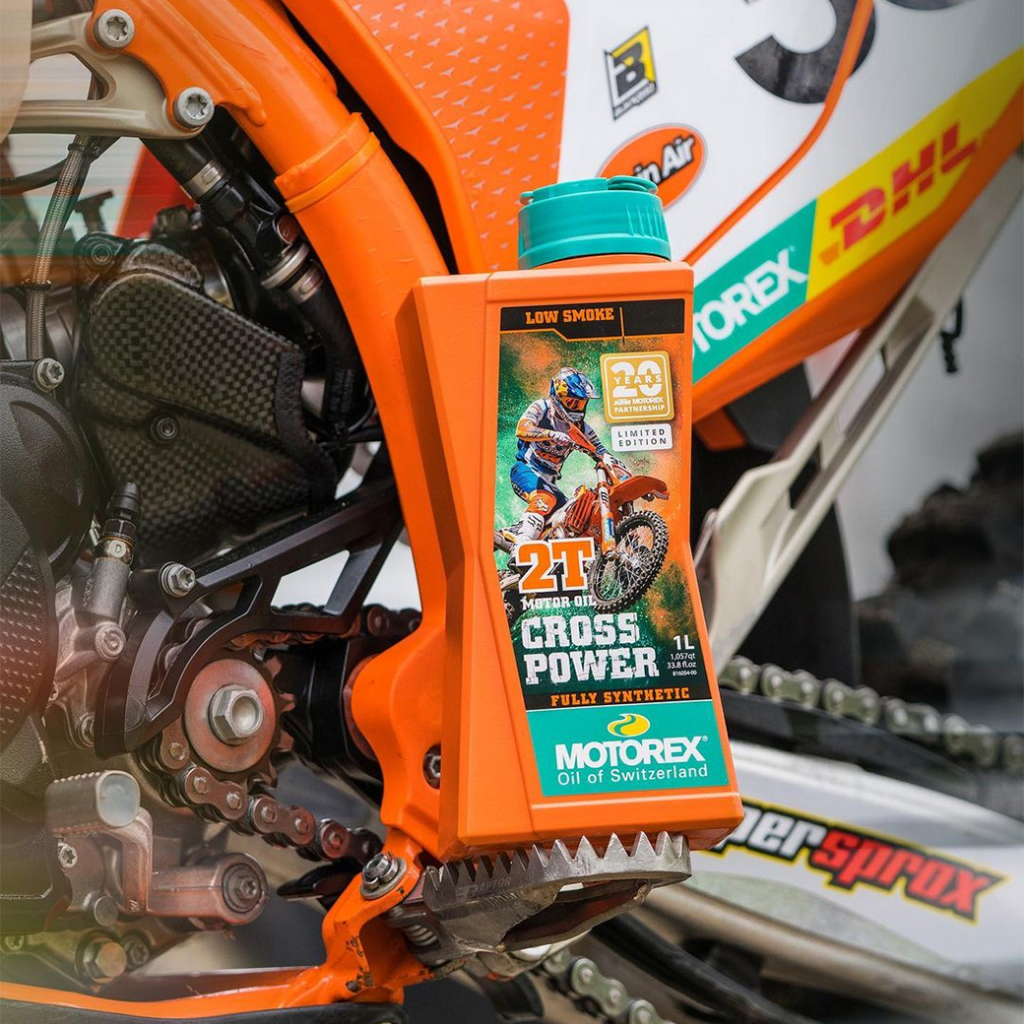 Motorex Cross Power 2T Motor Oil (1L) - 20th Anniversary Edition ...