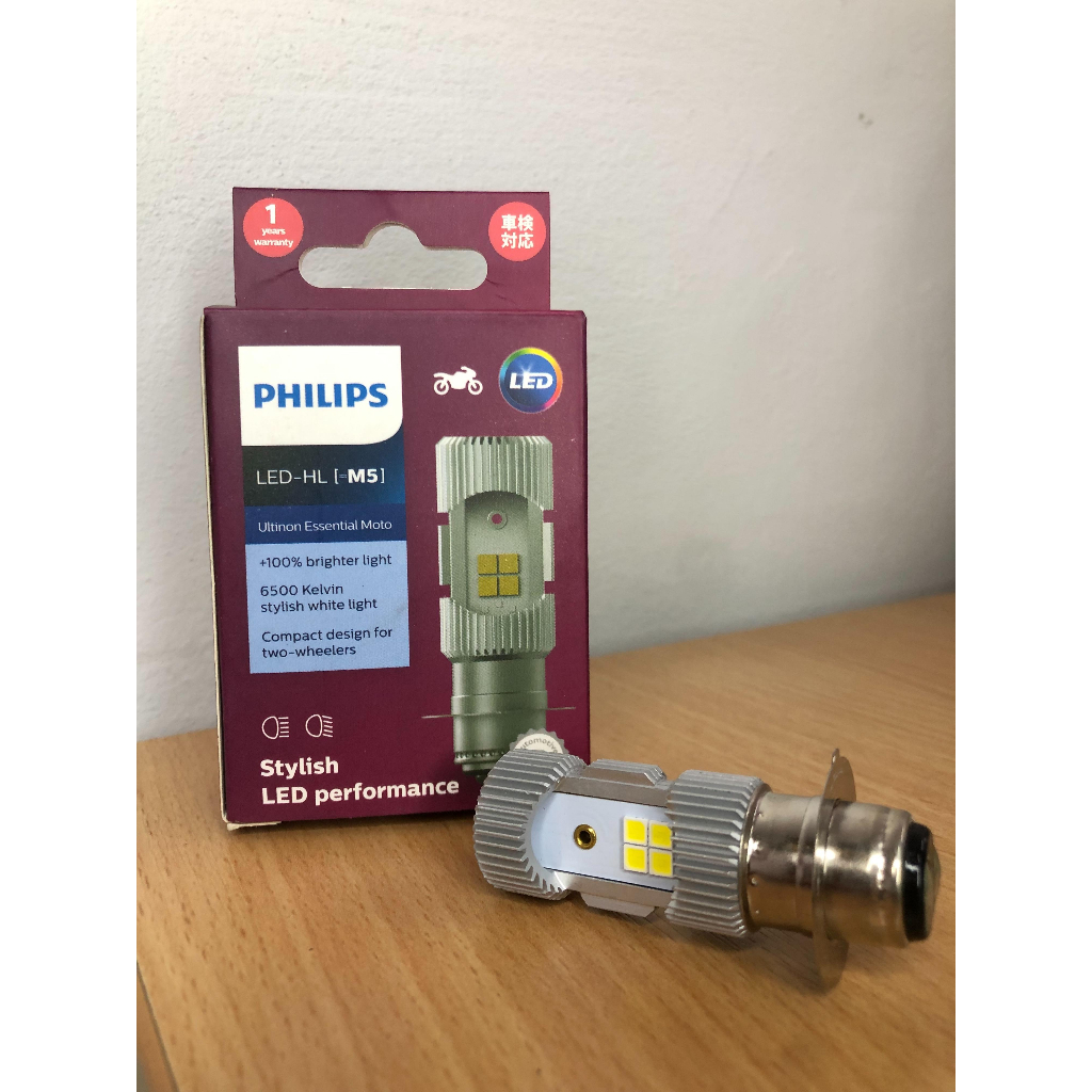 อ่านรายละเอียดก่อนซื้อ ไฟหน้า LED PHILIPS ฟิลิปส์ M5 (แป้นเล็ก) 12V DC ...