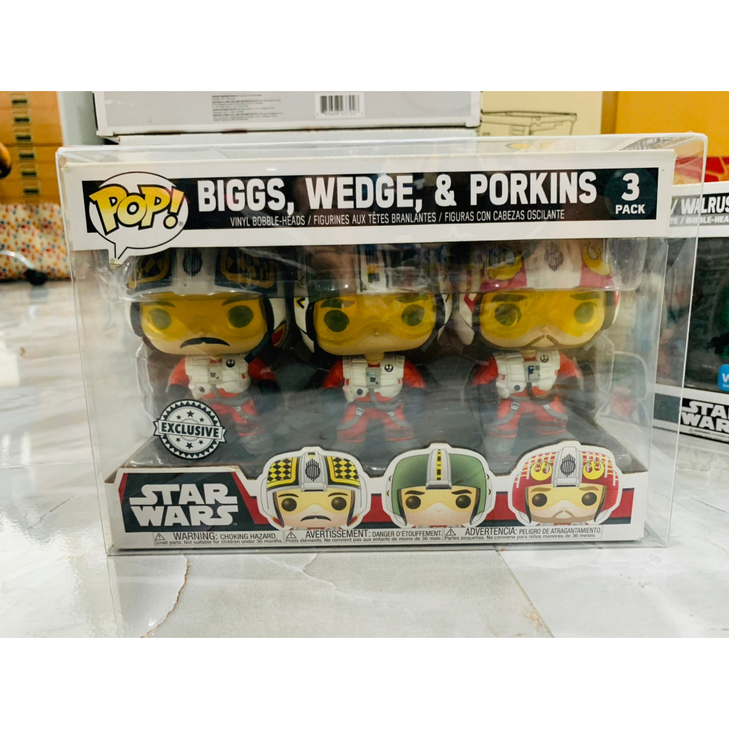 3 Pack Funko Pop Star Wars - Biggs , Wedge & Porkins | Shopee Thailand