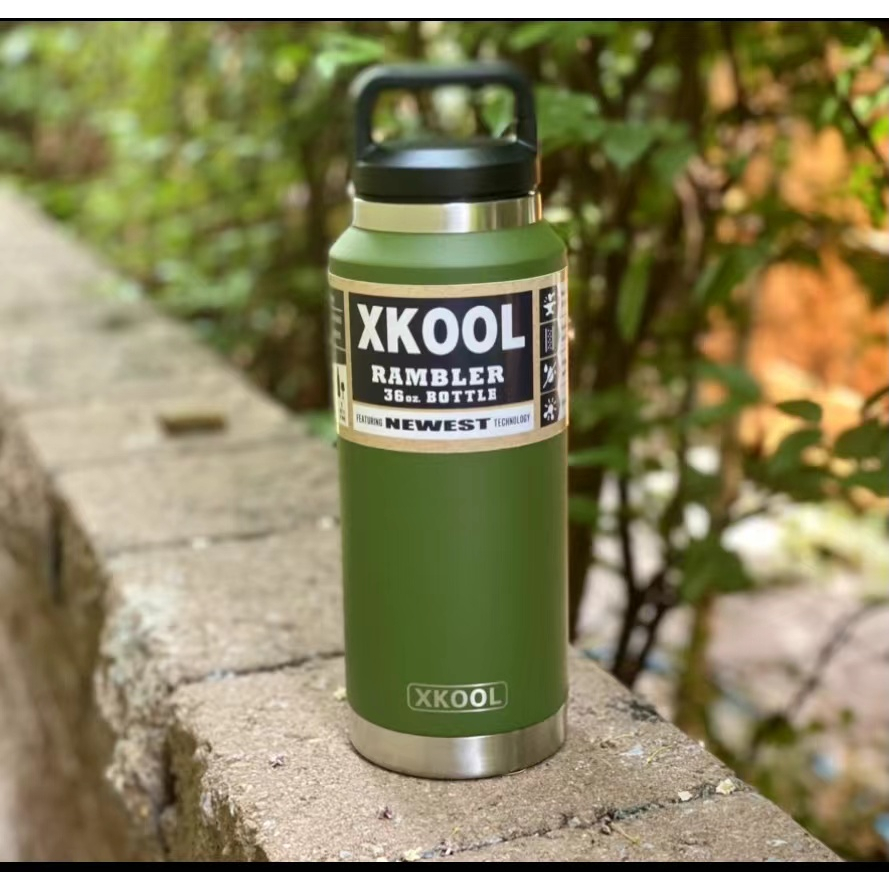 แก้วกระติกน้ำ ขนาด 10,12,18,36,64Oz แก้วเก็บอุณหภูมิความเย็น,ร้อนสีพื้นเนื้อแก้วเป็นสแตนเลส304 ...