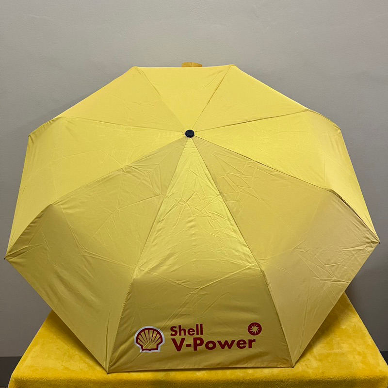 ร่มกัน UV Shell V Power สีเหลือง พับ 3 ตอน ร่มพับ ขนาด 21 นิ้ว แท้ 100% ...