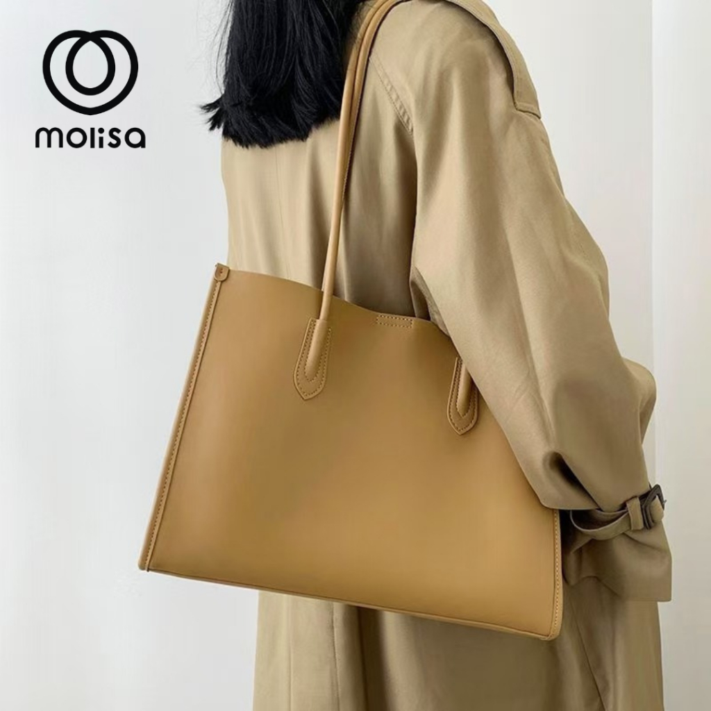 MOLISA รุ่นใหม่ กระเป๋าหนัง bonded มี 4 สี ดีไซน์สวย มินิมอล 1019 ...