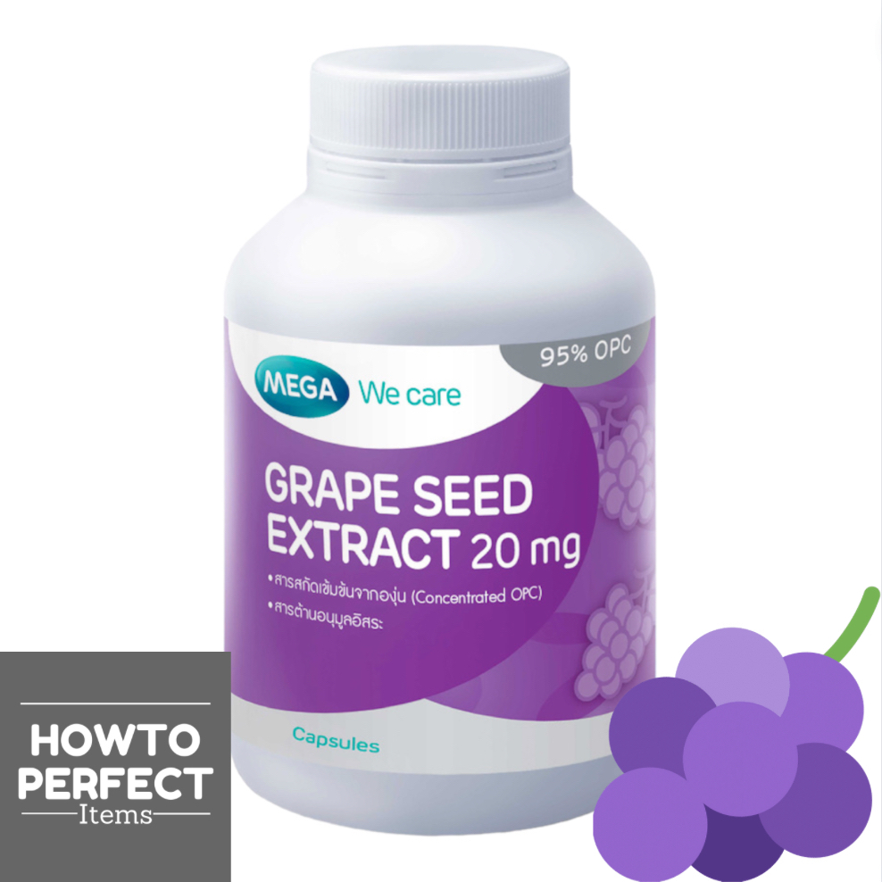MEGA GRAPE SEED EXTRACT ( เกรปซีด เอ็กซแทรกท์ ) | Shopee Thailand
