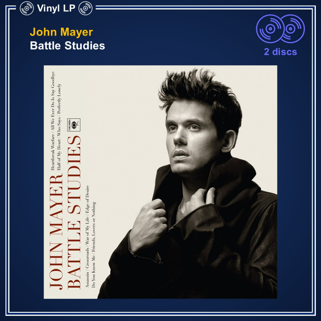 [ ออก E-Tax ได้ ] [แผ่นเสียง Vinyl LP] John Mayer - Battle Studies ...