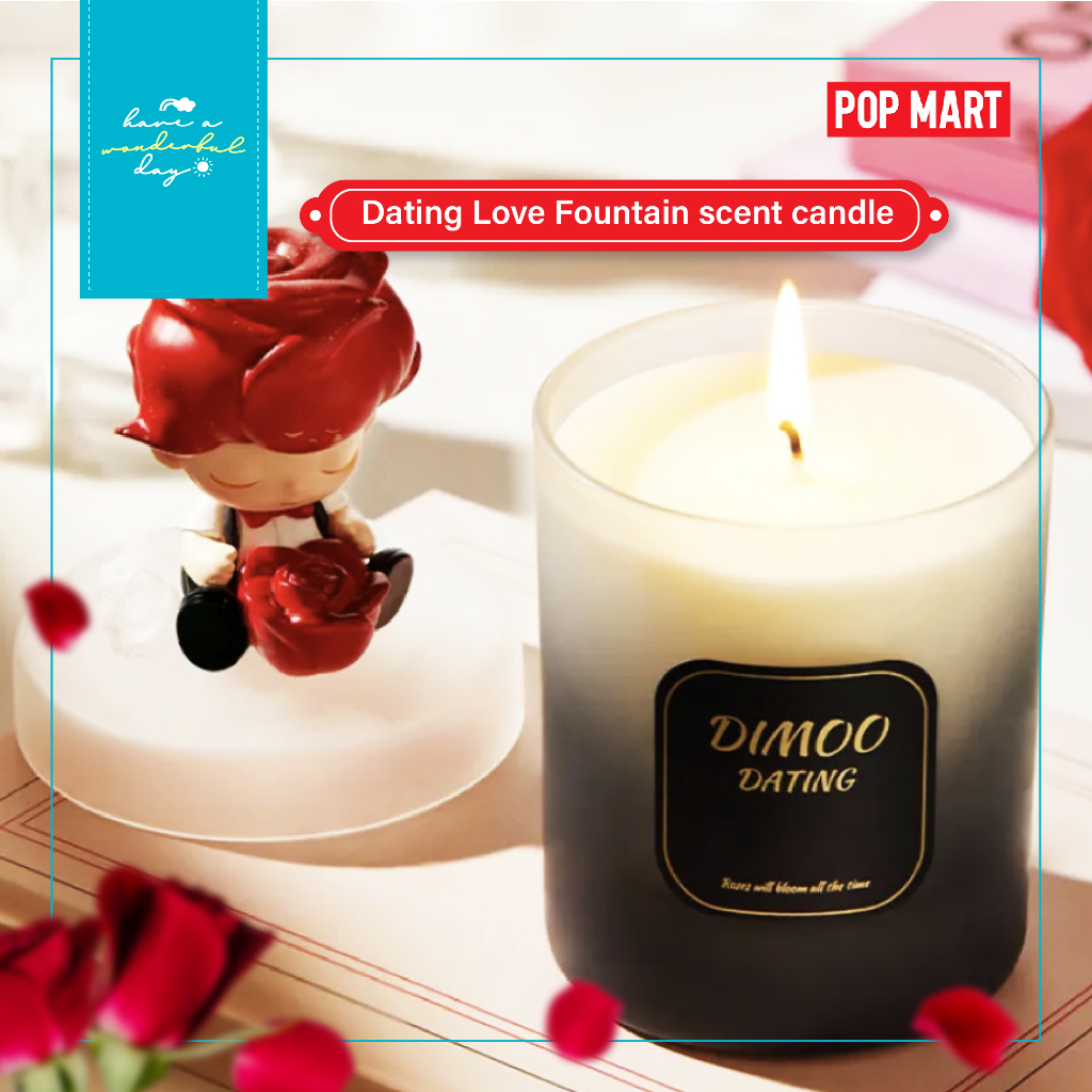 แท้ 💯% [POP MART] Dimoo Dating Love Fountain Scent Candle เทียนหอมน้อง ...