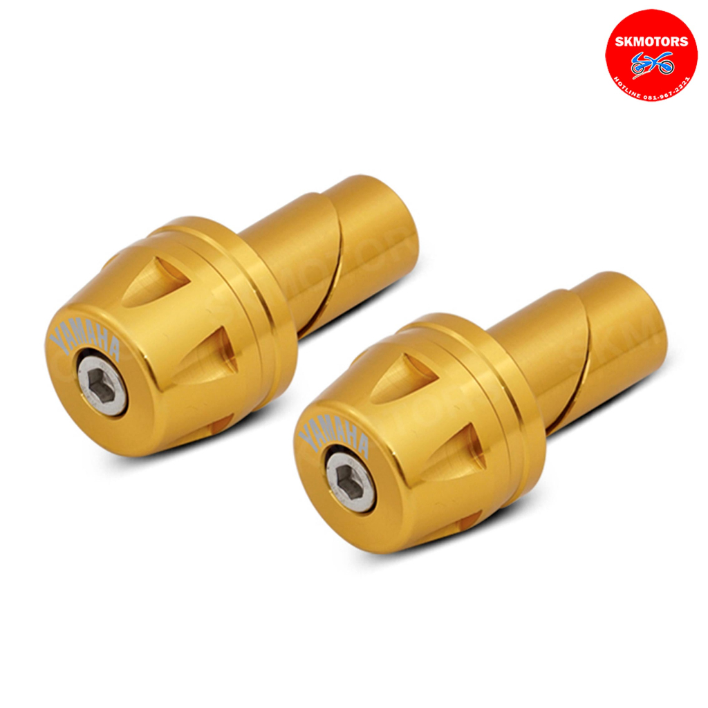 ชุดจุกปิดปลายแฮนด์ สีทอง รหัส B6F-SF624-M3-GD สำหรับรถรุ่น YAMAHA FINN ...