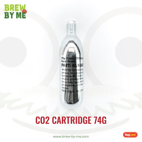 หลอด CO2 The Big Bulb 74 กรัม Food Grade สำหรับทำน้ำโซดา เบียร์ | CO2 ...