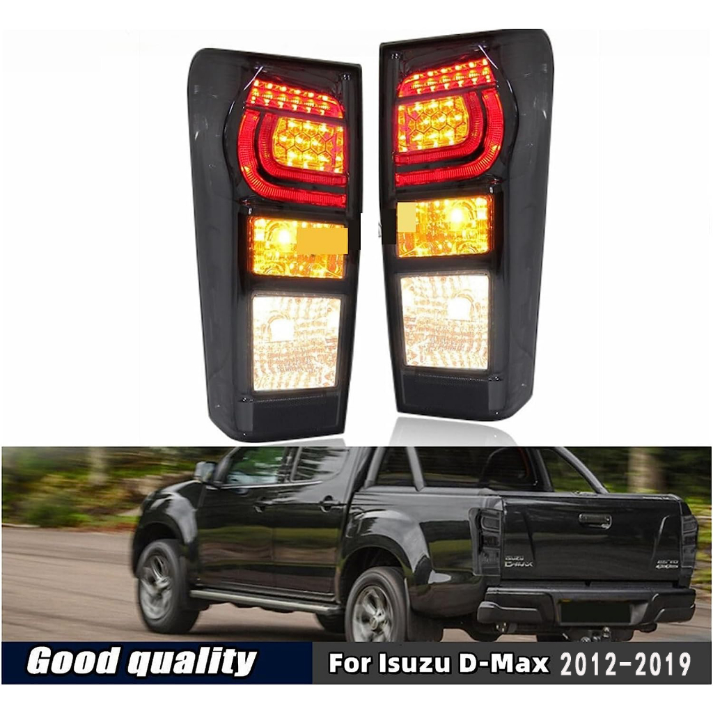 DMAXไฟท้าย LEDไฟท้ายรถยนต์ Smoke Color Tail Light โคมไฟท้ายรถยนต์ ปี ...