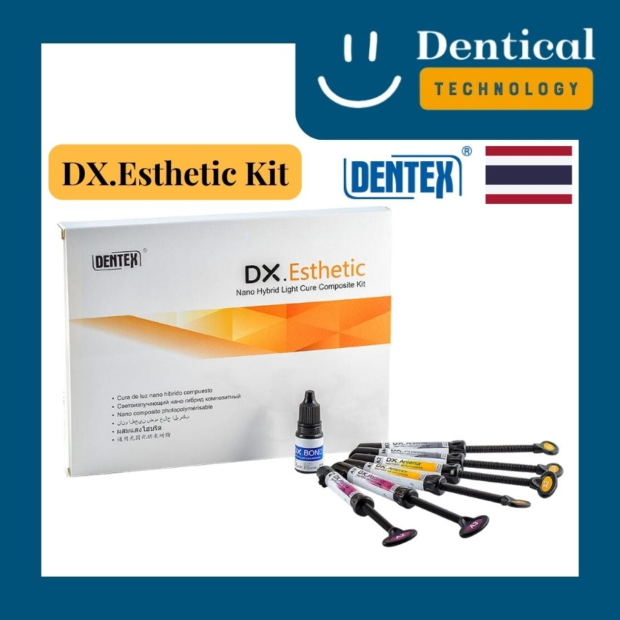 ชุดวัสดุคอมโพสิตสำหรับฟันหน้าที่ต้องการความสวยงาม DX.Esthetic Kit (Dentex) | Shopee Thailand