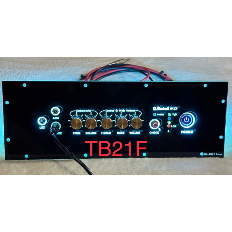 เพลท TB21F สายย้าย led สวิตช์โยกอุปกรณ์ครบชุดรวมแอมป์พร้อมต่อสาย ...