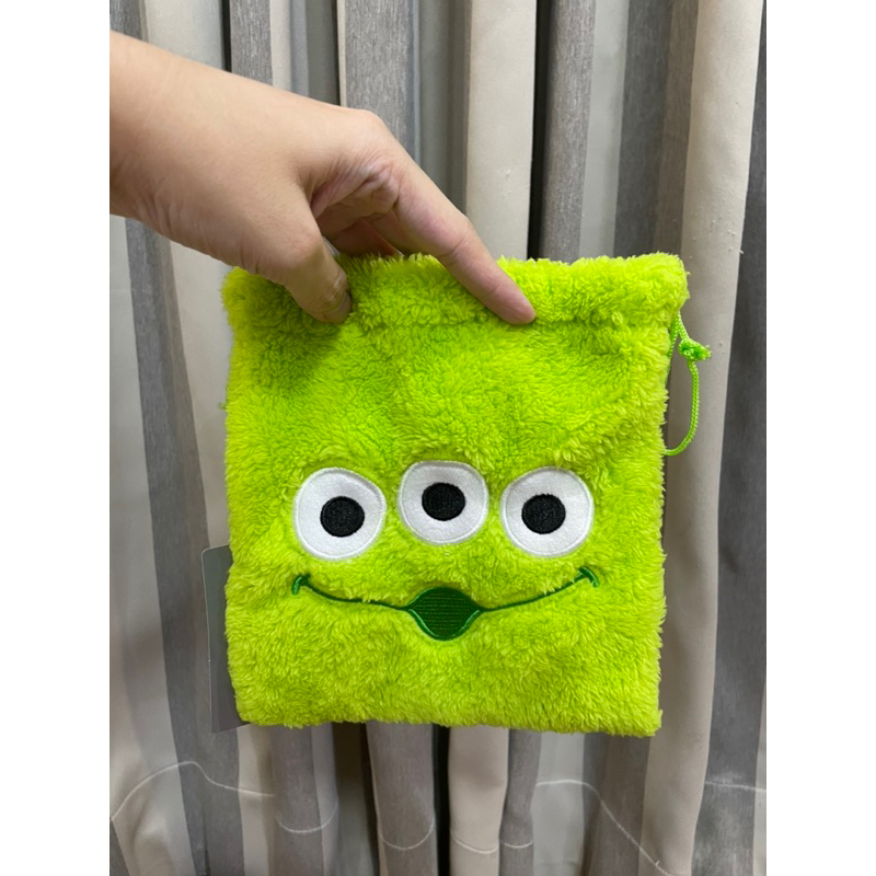 ⭐️ NEW ⭐️ Disney Toy Story Green man bag กระเป๋า ถุงหูรูด ใส่ของ ...