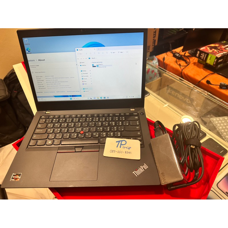 Lenovo Thinkpad L14 gen1 Ryzen5 Pro 4650U Ram8gb M.2 256gb สวยไร้รอย ...