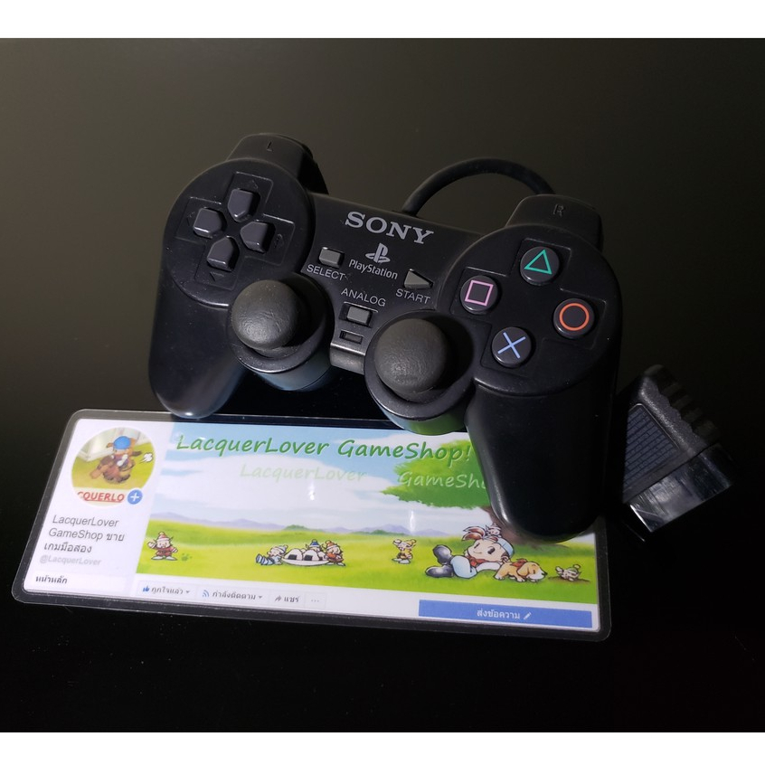 [SELL] Official PlayStation 2 Analog Controller Black (USED) จอยสำหรับ ...