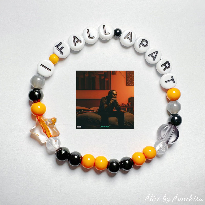 กำไลข้อมือลูกปัด สร้อยข้อมือลูกปัด Inspired Bracelets Post Malone ...