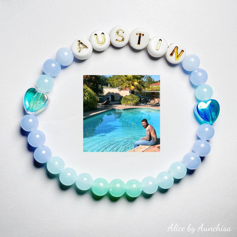 กำไลข้อมือลูกปัด สร้อยข้อมือลูกปัด Inspired Bracelets Post Malone ...