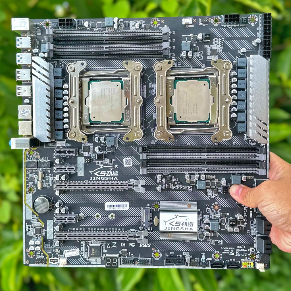 X99 Xeon E5-2699v3 Dual Set CPU MB Cooler Memory Ram ชุดสำหรับทำงาน ...
