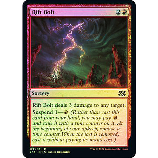 [MTG] Rift Bolt [2X2] [RED] [COMMON] [FOIL] [ENG] (การ์ดเมจิค / Magic ...