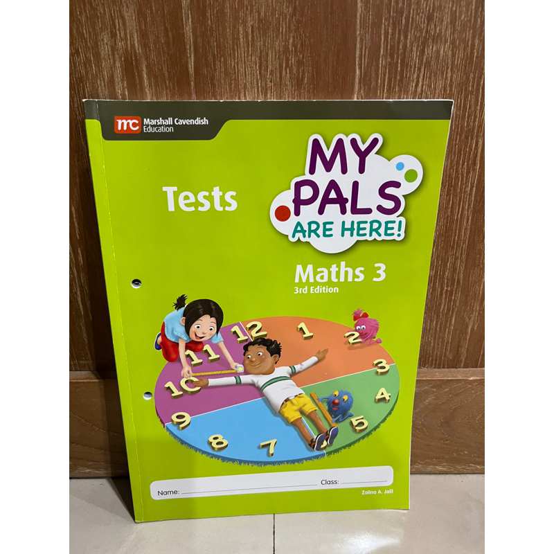 My Pals are here Maths 3 Test แนวข้อสอบคณิตศาสตร์ชั้นประถม3 | Shopee ...