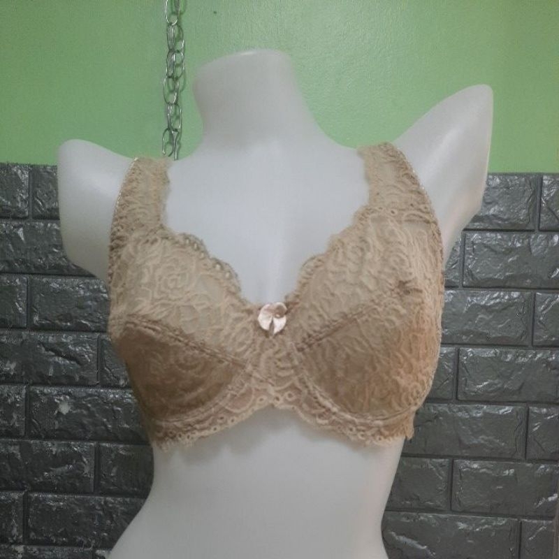 รหัสJP403เสื้อชั้นในงานผ้าลูกไม้(อก36"คัพD) | Shopee Thailand