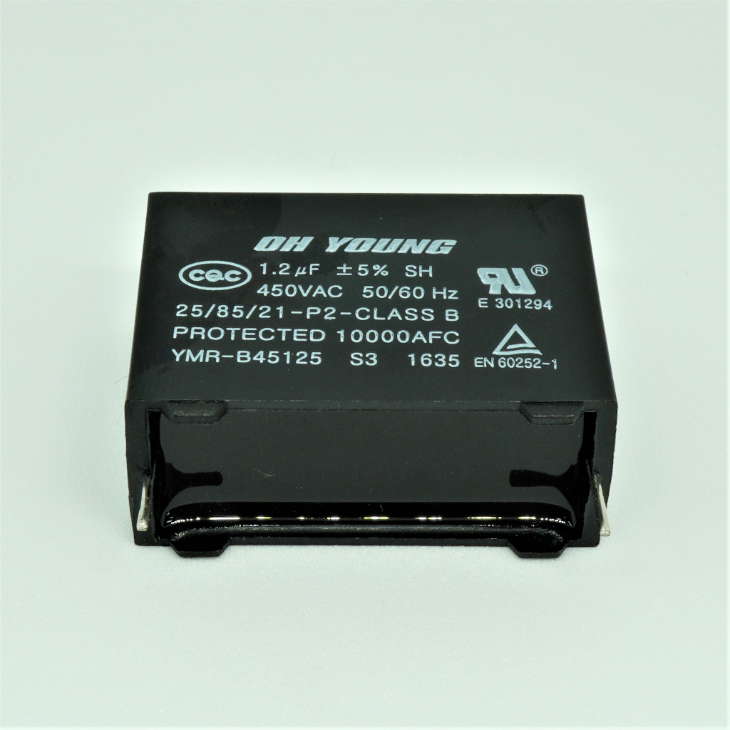 ตัวเก็บประจุ Capacitor คาปาซิเตอร์ C 1.2uF 450VAC 50/60Hz ยี่ห้อ OH ...