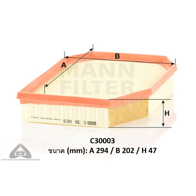 กรองอากาศ BMW Series 7 F02 ( 2008 - 2015 ) Mann Engine Air Filter ...