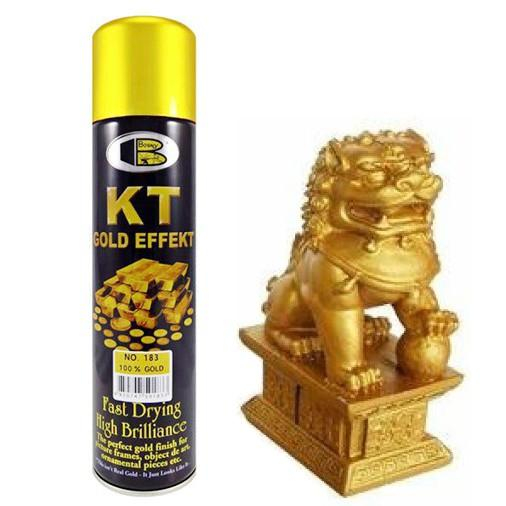 สีสเปรย์ สีทอง บอสนี่ KT GOLD EFFECT No.181 | Shopee Thailand