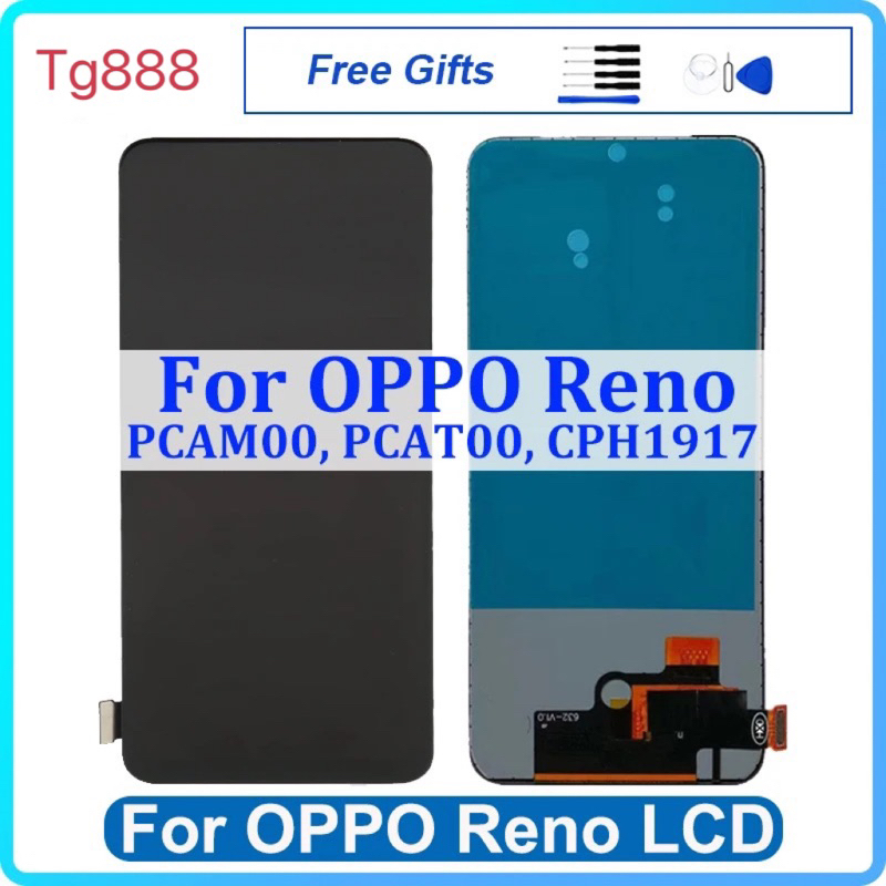 หน้าจอ สำหรับ OPPO Reno PCAM00 PCAT00 CPH1917จอแสดงผล LCD Touch ...