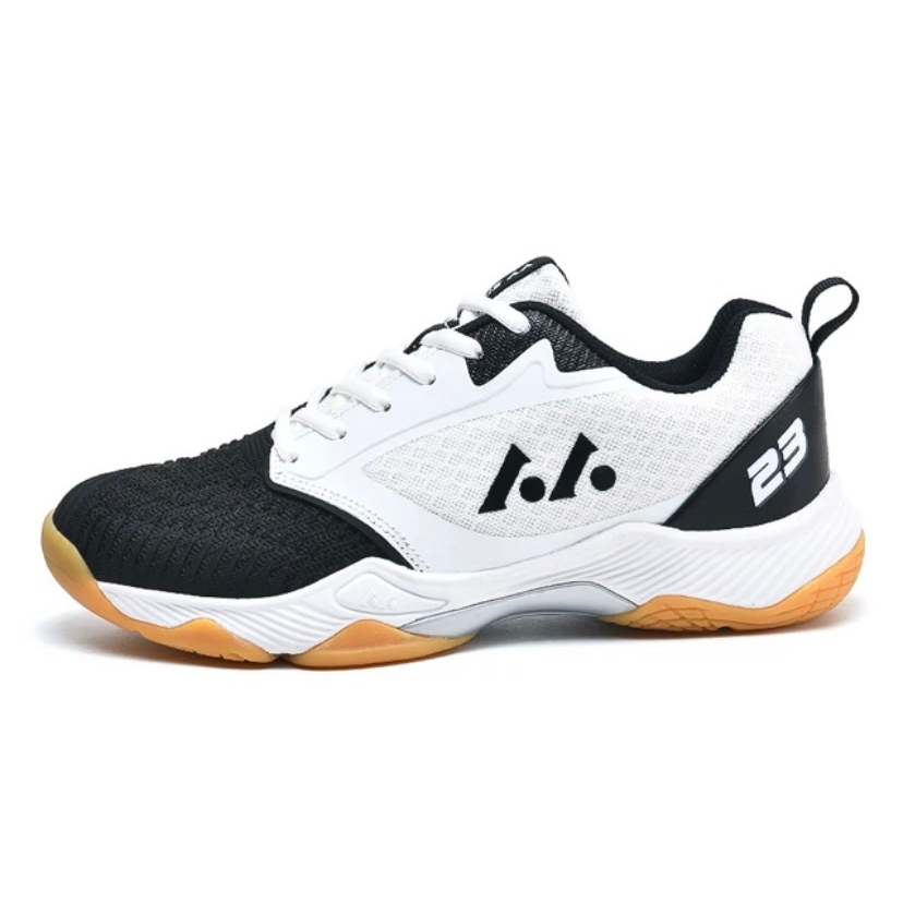 LEFUS BADMINTON SHOES-L023 สีดำ/ขาว | Shopee Thailand