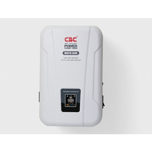 CBC เครื่องปรับแรงดันไฟฟ้าอัตโนมัติ รุ่น MSR70-5KVA หม้อเพิ่มไฟ 4500W เครื่องปรับเเรงดัน ...