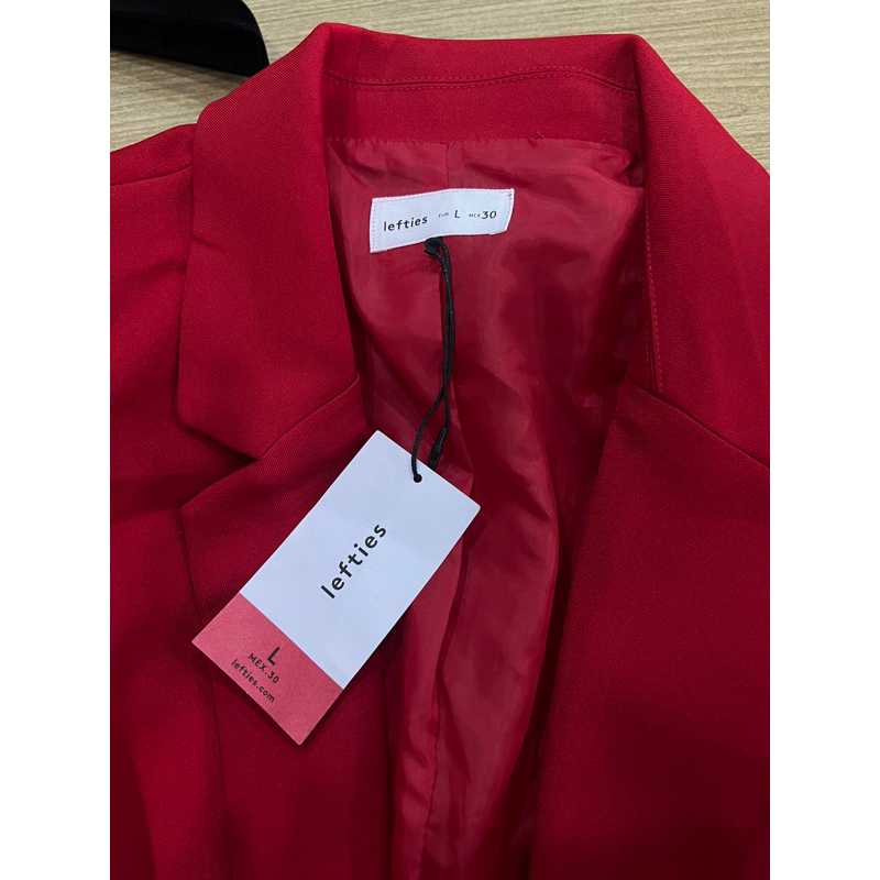 BLAZER RED COLOR lefties brand | Shopee Thailand