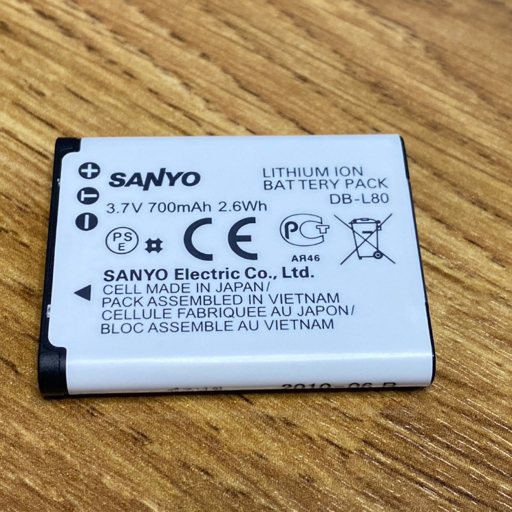 แบตเตอรี่ SANYO DB-L80 (No Box) สินค้าแท้ใหม่ | Shopee Thailand
