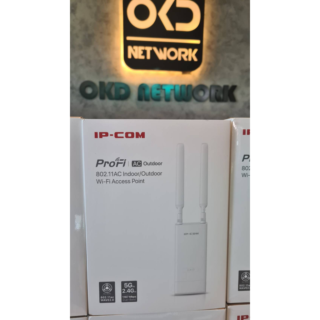 IP-COM iUAP-AC-M v2 ตัวกระจายสัญญาณแบบภายนอก AC1167 แรงๆ ทนๆ รับเน็ตได้ ...