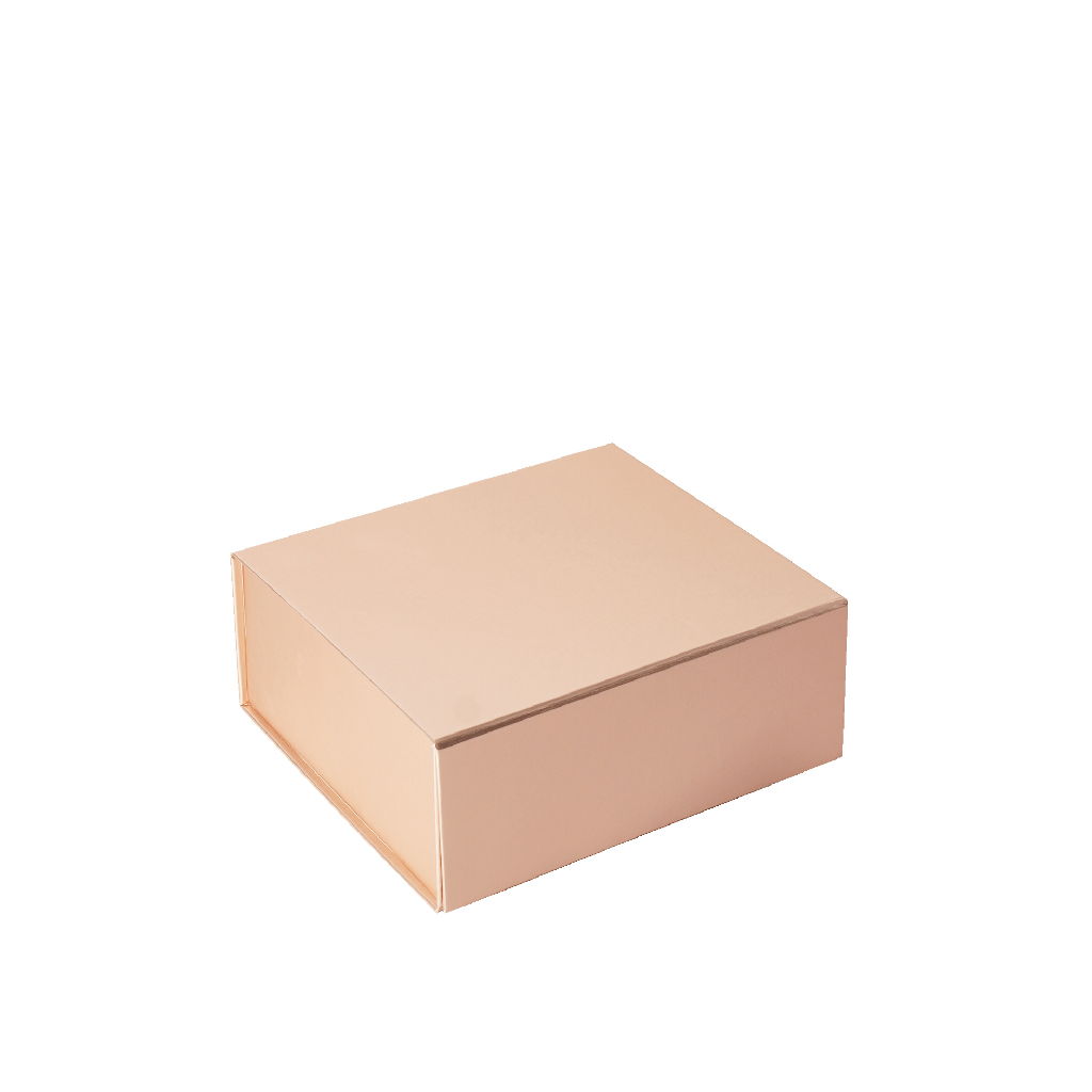 Gift box - Magnetic foldable box - Rose Gold กล่องแม่เหล็ก ของขวัญวัน ...