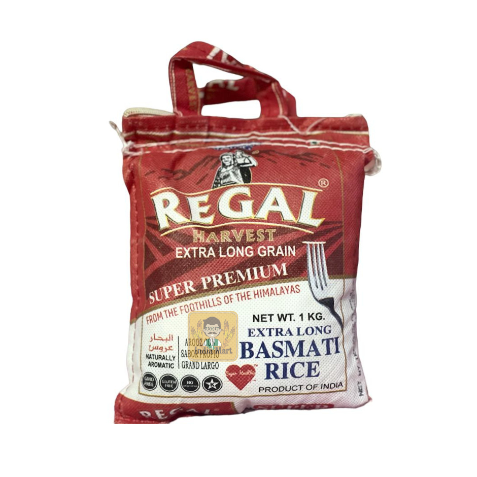 ข้าวบาสมาตี เมล็ดยาว ยี่ห้อ Regal (1 กิโลกรัม) -- Regal – Basmati Rice ...
