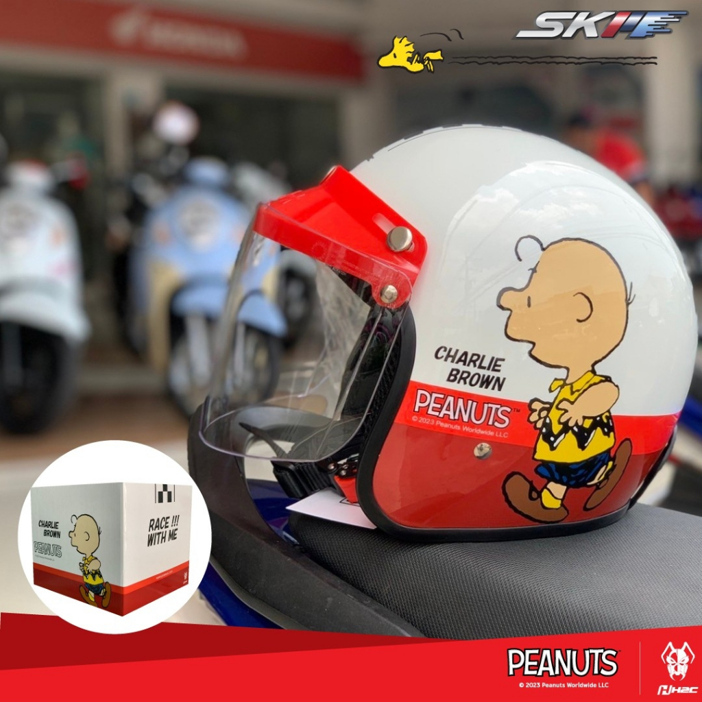 หมวกกันน็อคHonda H2C(2023) ลายSnoopy/ลายMinions/ลายPual Frank/ลายTamiya ของแท้ฮอนด้า100% ...