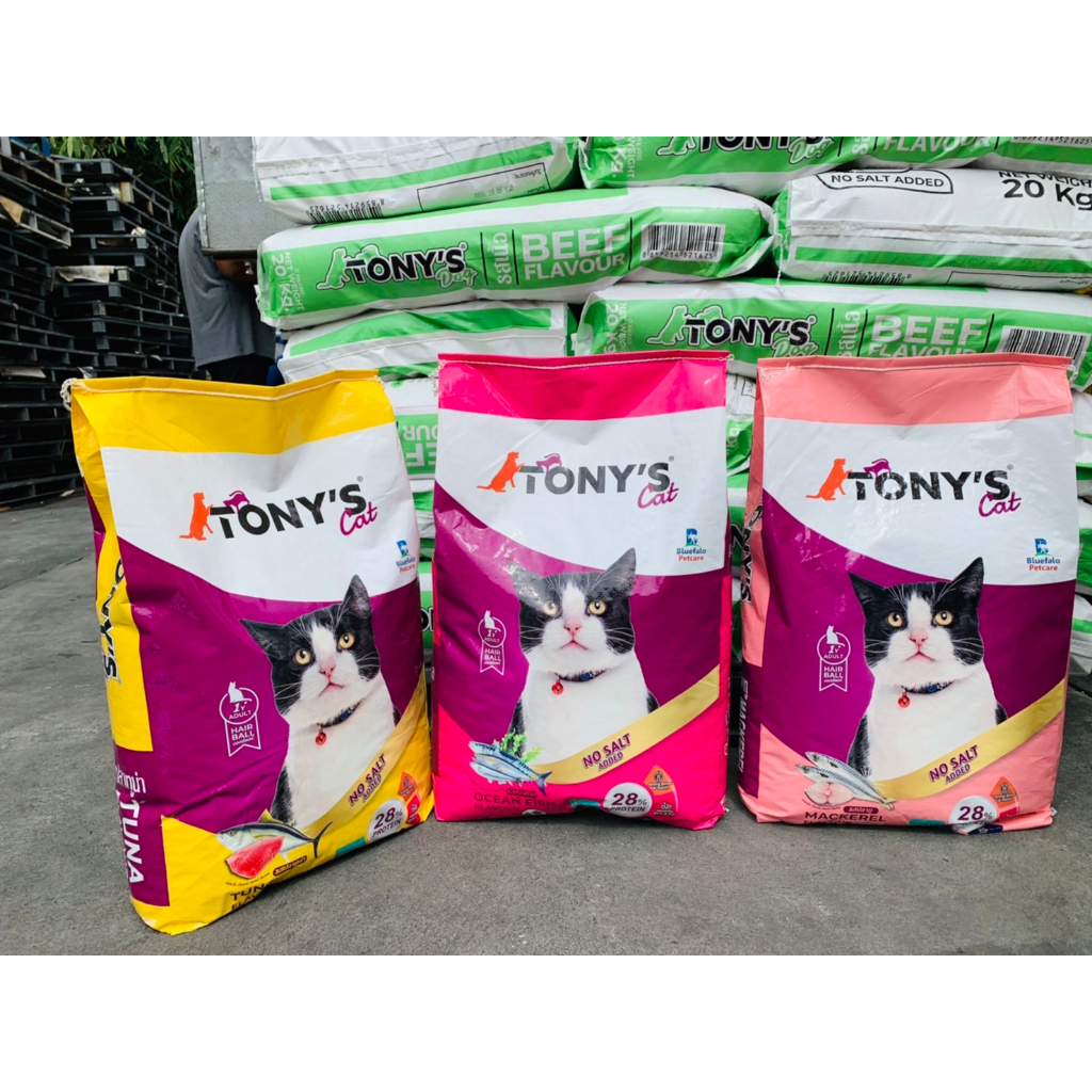 Tony's Cat โทนี่ แคท โปรตีน 28% อาหารแมวสำหรับแมว 1ปีขึ้นไป ขนาด 10กก. ...