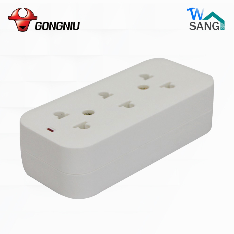 ปลั๊กลอย ปลั๊กไฟต่อพ่วง ปลั๊กไฟลอย 3 ช่อง 2 ขา ไร้สายGongniu รุ่นGN-103 | Shopee Thailand