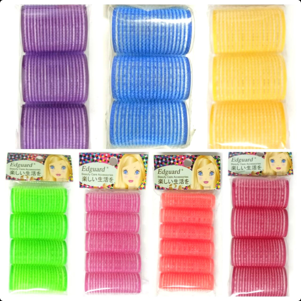 โรลเทป โรลม้วนผม edguard เอ็ดการ์ด แบบขน ใช้ทำลอน เกาะผมดี ไม่เจ็บ ไม่ ...