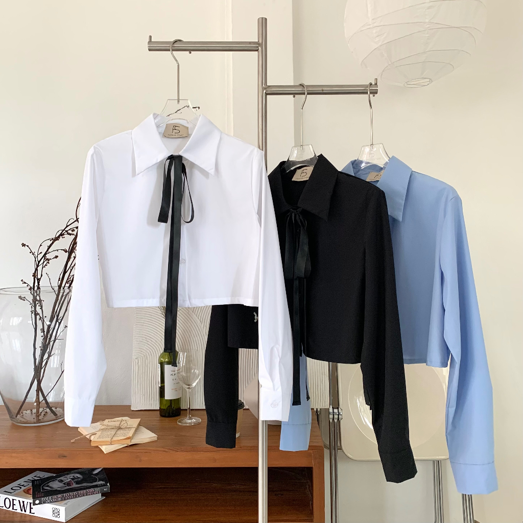 Fashionstore-Ashley Shirts (แถมโบว์) - เสื้อเชิ้ต-อ่านรายละเอียดก่อน ...