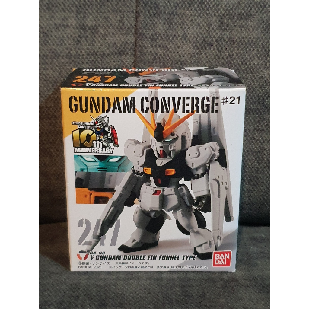 Bandai Gundam Converge 10th aniversary กันดั้มคอนเวิร์ส 247 Nu Gundam ...