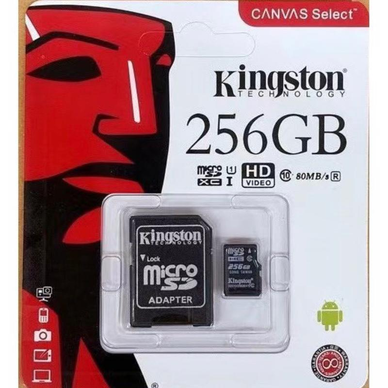 Kingston Micro SD Card เมมโมรี่การ์ด เก็บไฟล์ต่างๆ ขนาด 256 GB | Shopee ...
