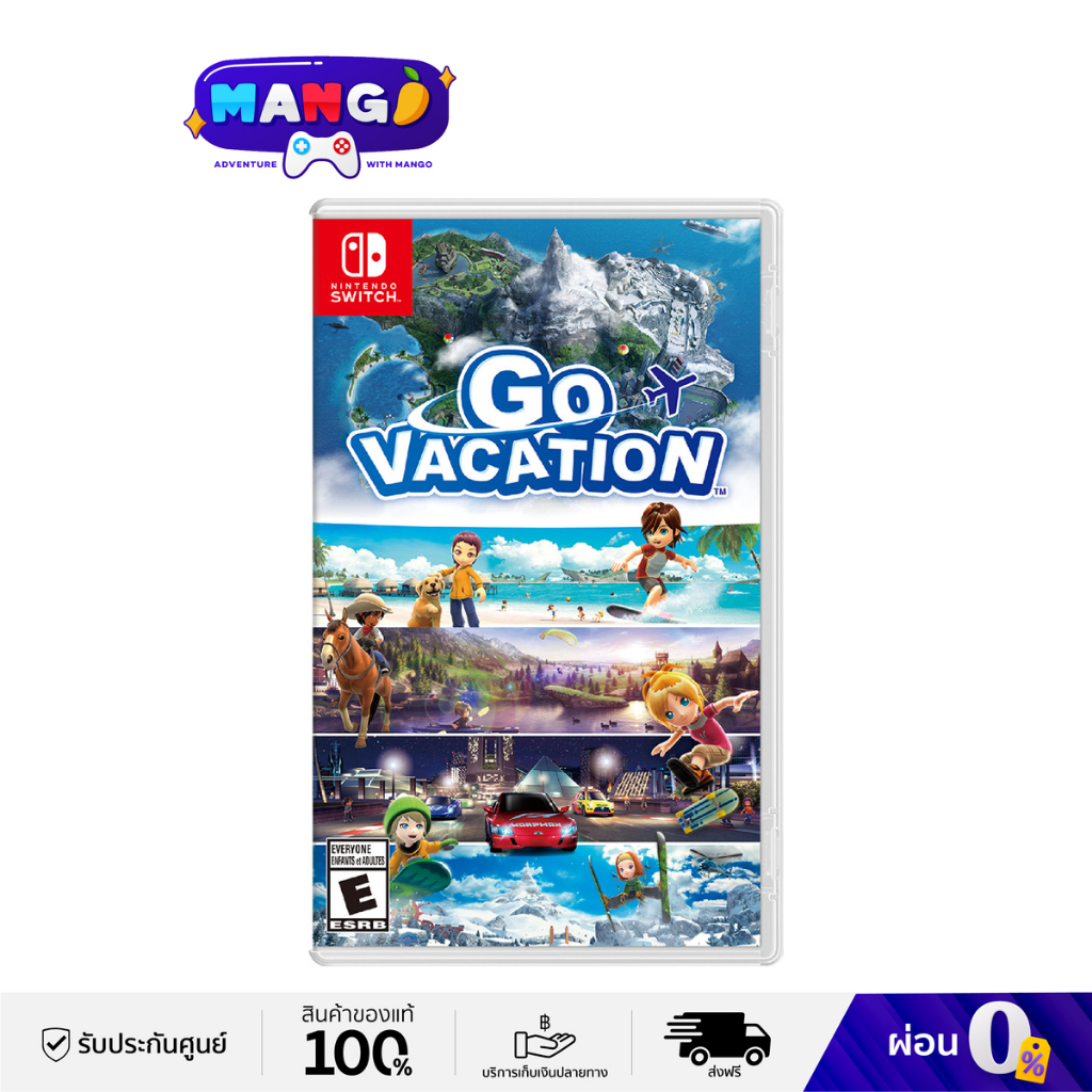 Nintendo Switch Go Vacation แผ่นเกมนินเทนโด้ สวิทซ์ | Shopee Thailand