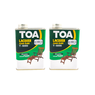 แล็กเกอร์เงา TOA รุ่น T-5000 ขนาด 1/4 แกลลอน สีใส (แพ็ค 2 แกลลอน) (ราคา ...