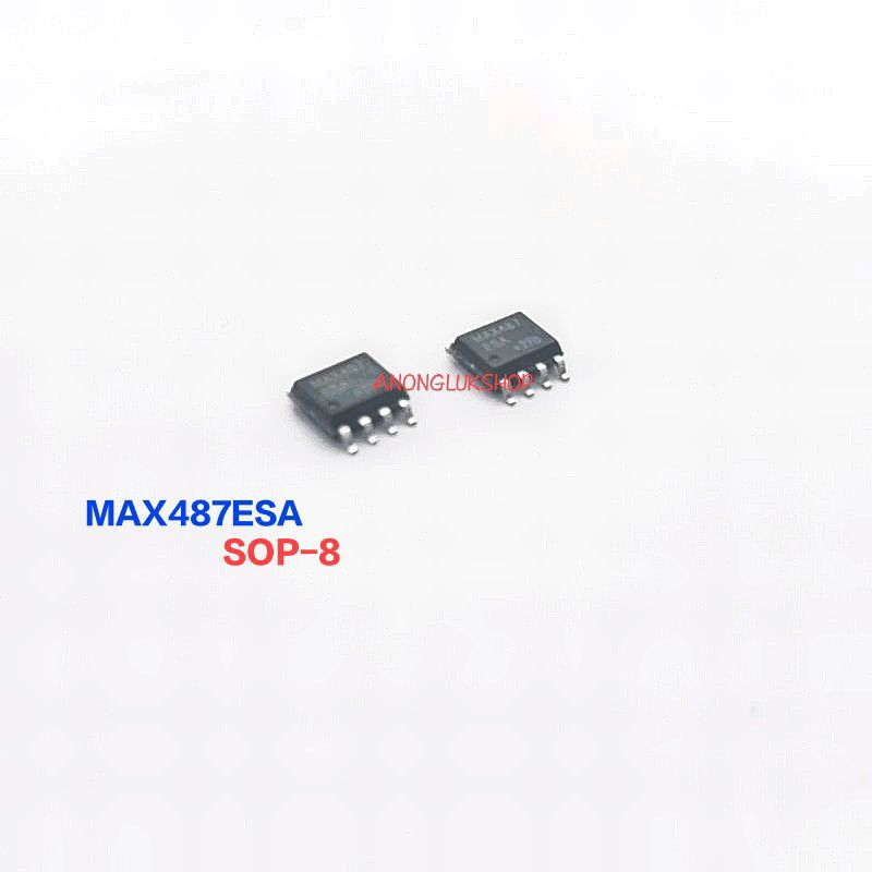 1ตัว MAX487ESA IC SOP-8 MAX487 RS-422/RS-485 Interface IC Low-Power ...